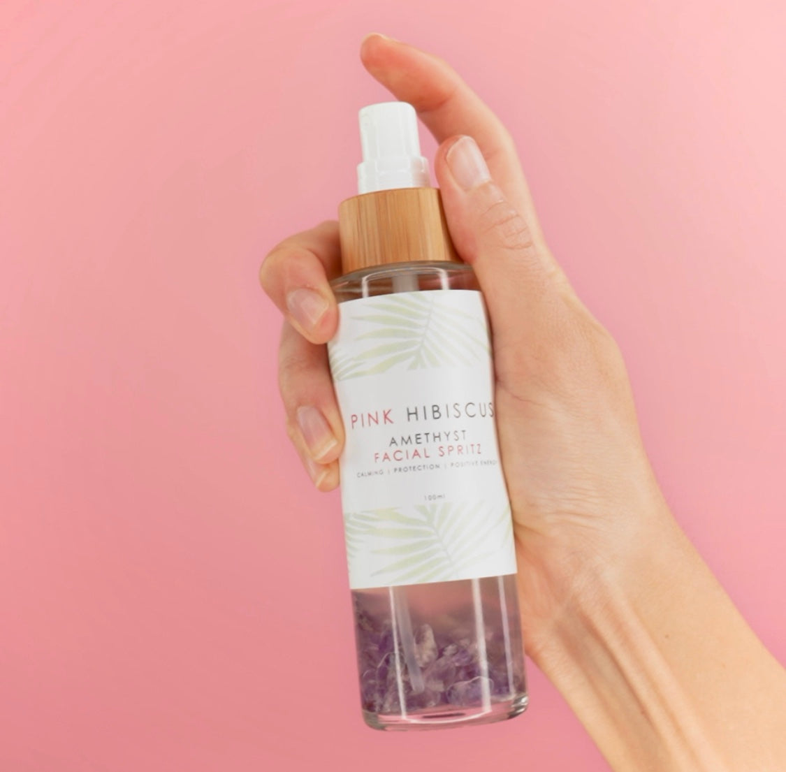 Pink Hibiscus Amethyst Facial Spritz | Pink Hibiscus